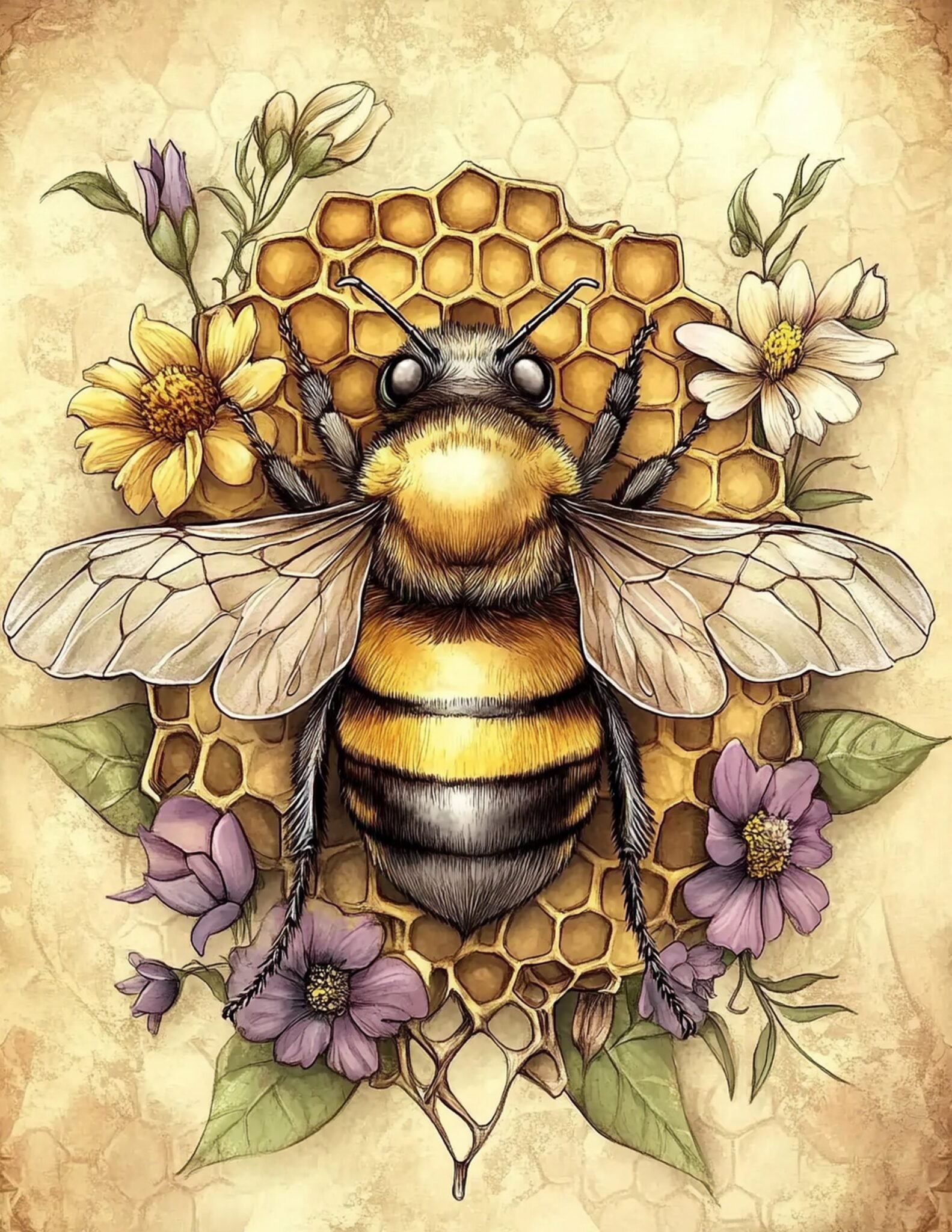 Large Freebie ~ Mini Folio with Ephemera - JournalsbyME