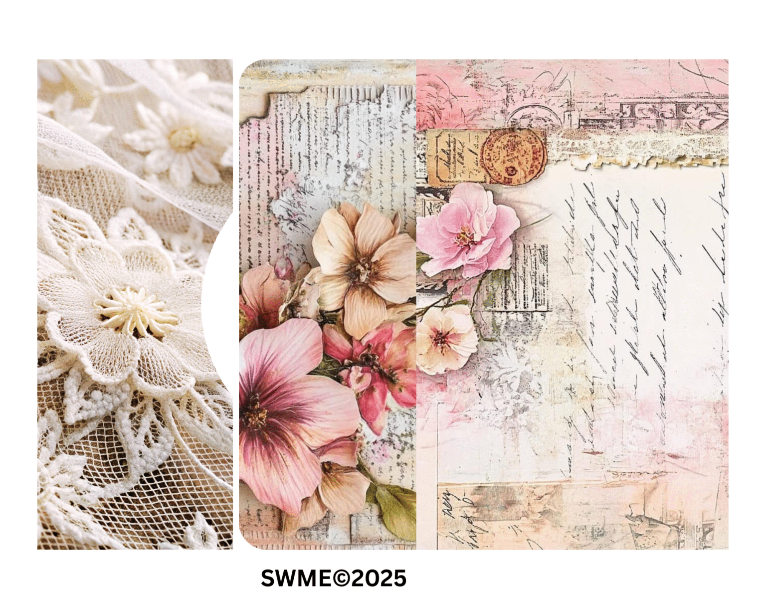 Large Freebie ~ Mini Folio with Ephemera - JournalsbyME